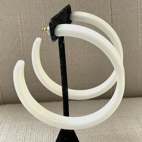 Cara Couture | Jewelry | Cara New York Women Earrings White Plastic ...